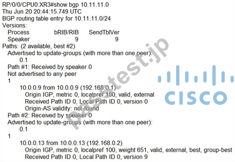 [2023年更新]合格できるCisco 300-510テスト練習問題試験問題集 [Q100-Q115] | PassTest